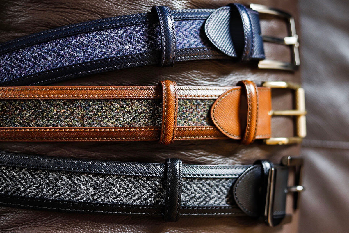 Innovating with our landmark Harris Tweed belt collection – Elliot ...